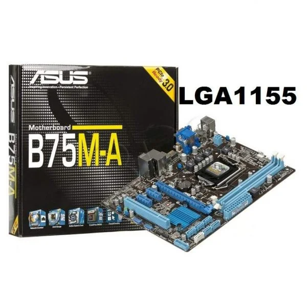 Asus B75M-A LGA1155 original motherboard - DYNOKART